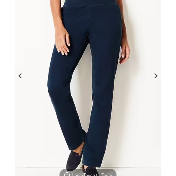 J. Jill | Jeans | J Jill Pure J Jill Slim Leg Indigo Knit Jeans Nwt ...